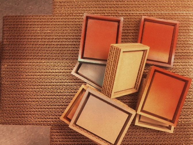 Corrugated Crafts - PAPER PALMS