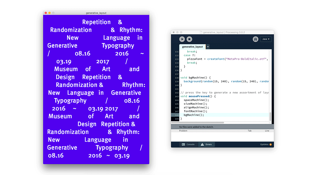 Generative Typography - Ze Wang