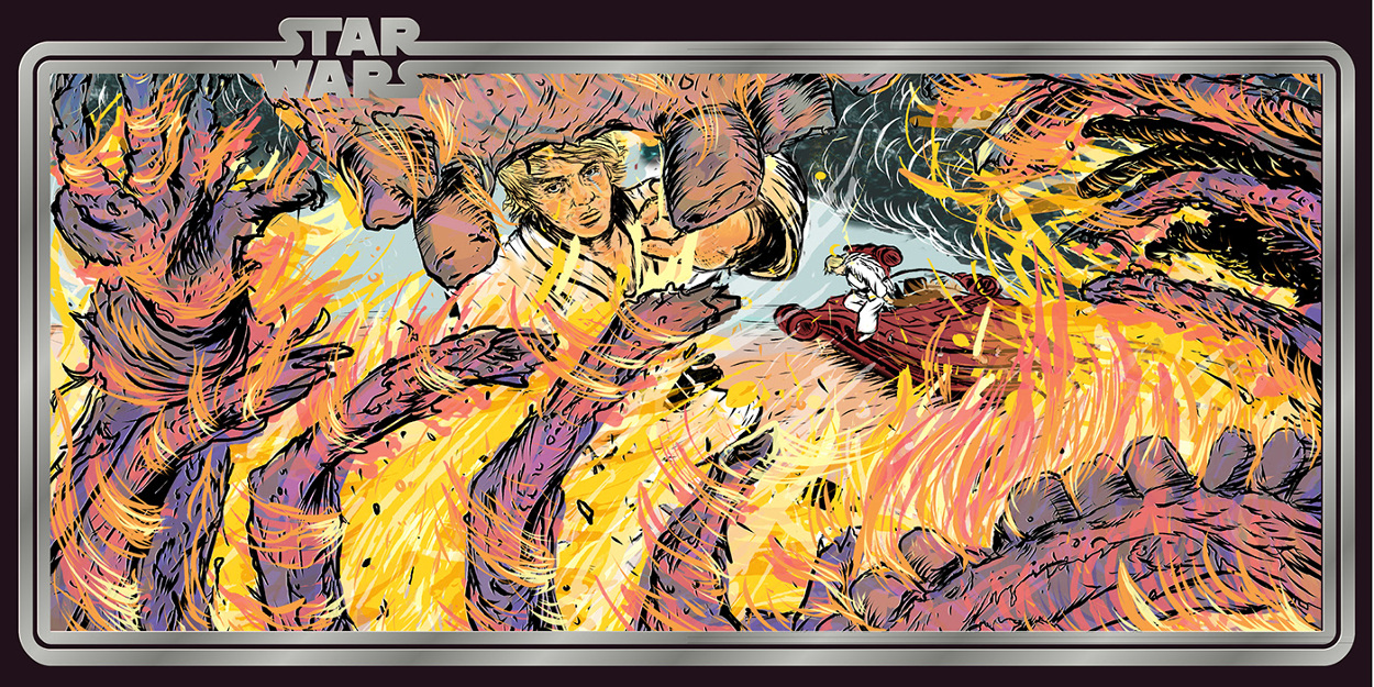 Star Wars Impressions: Day 13, Luke's Aunt and Uncle - Xander Lee ...