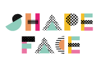Shape Face - Geometric Typeface - VS. Graphic Design