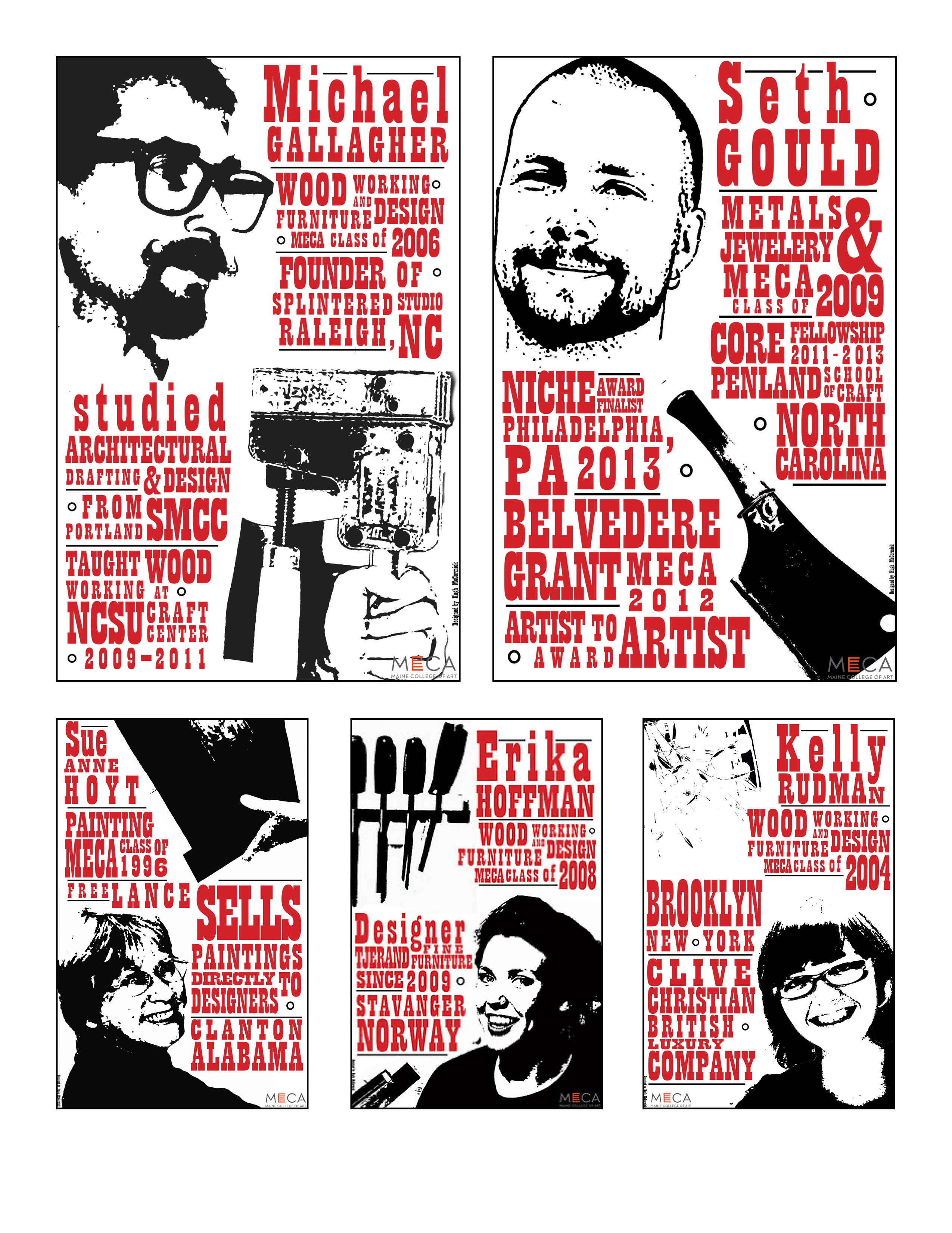 MECA Alumni Posters - HmccormickPortfolio