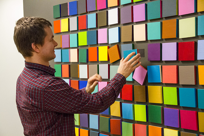 Transformable wall object I | 2013 - Studio Marisa Ferreira