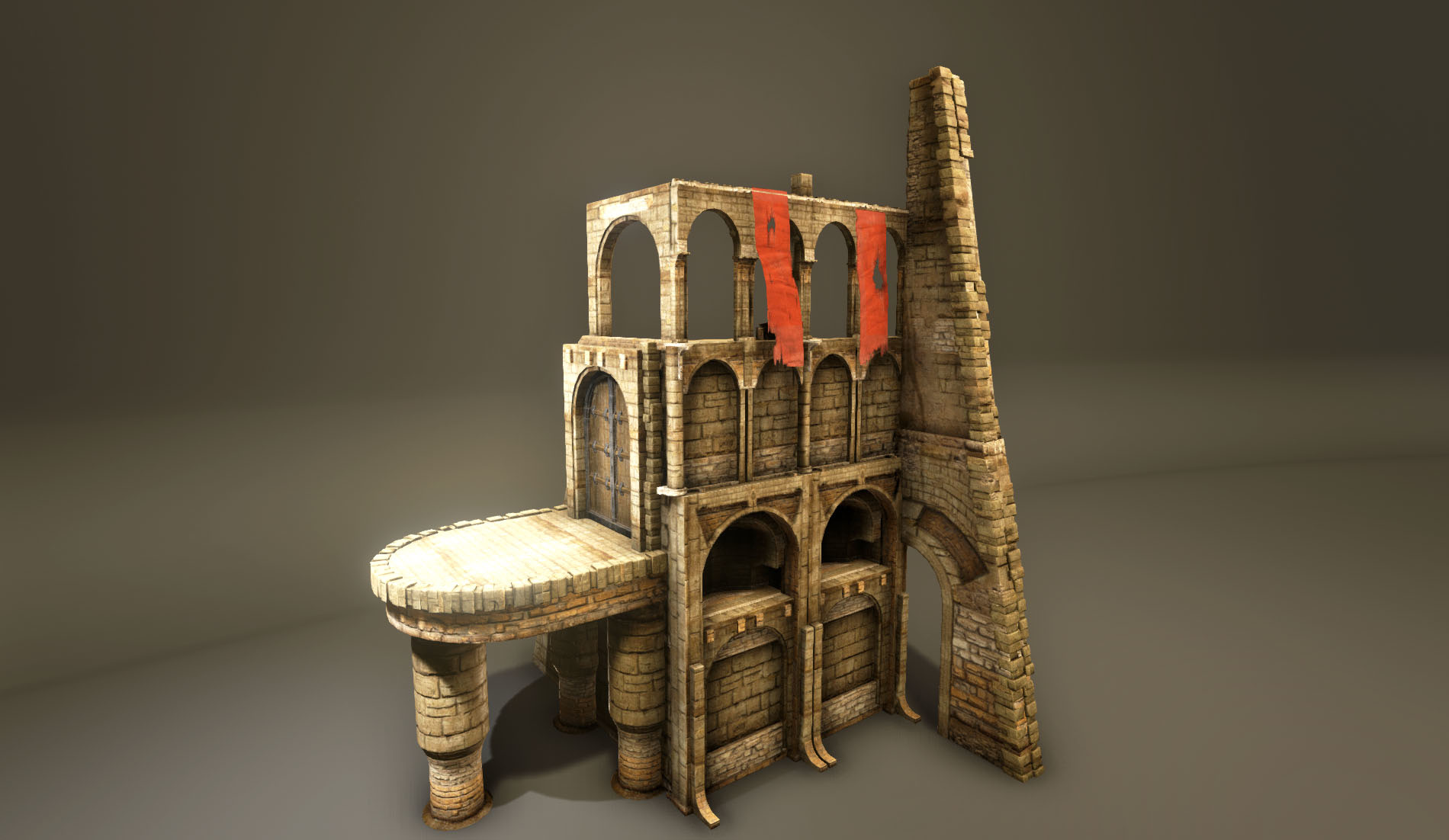 Ark: Scorched Earth - Ruins - Art of William Tate