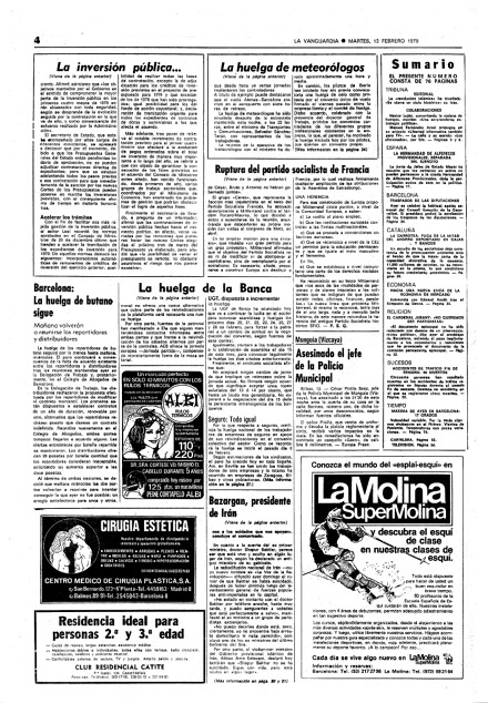 21:20 h. 12 de febrero de 1979 - A la hora, en el lugar