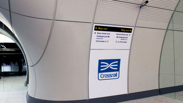 Crossrail Signage - Robert Wood