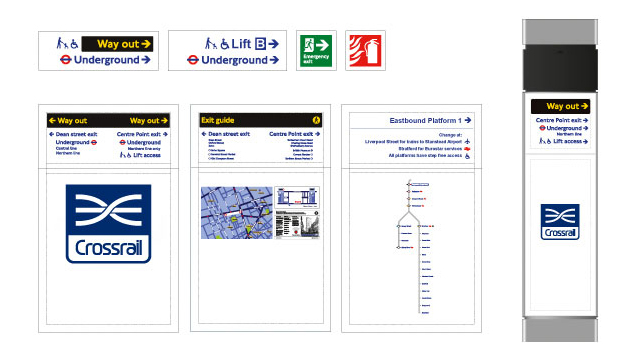 Crossrail Signage - Robert Wood