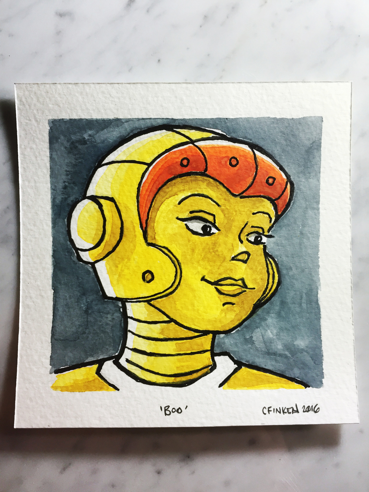 Mighty Orbots: Boo - Just Finken: The Work of Chad Finken