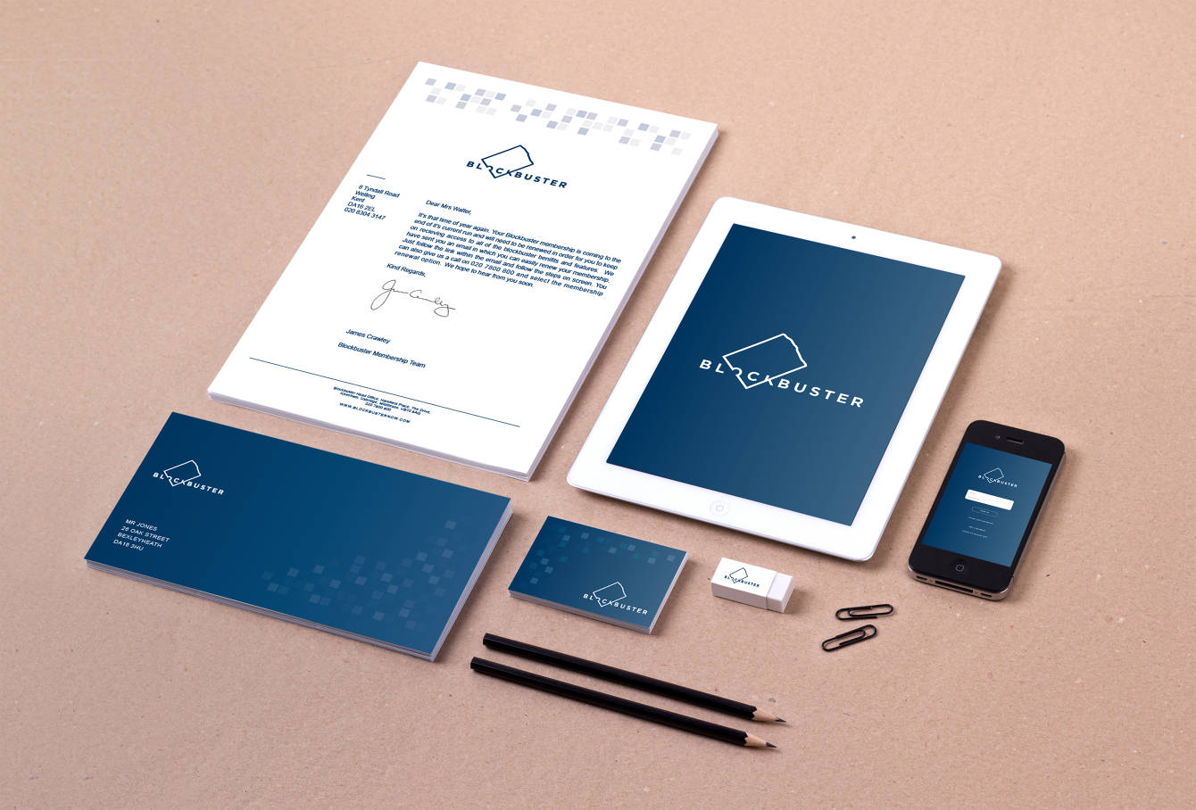 Blockbuster Rebrand - Bradley Mills