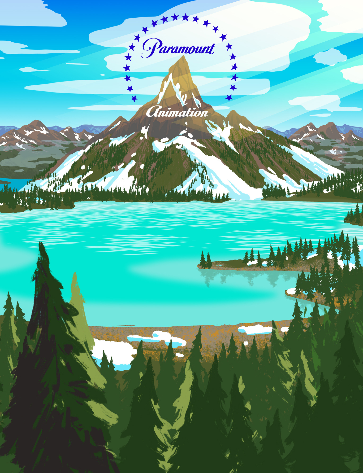 Paramount Animation Logo - Artwork by Christopher Zibach