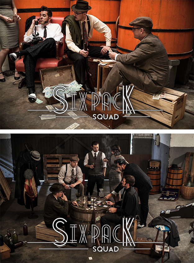 SIX PACK SQUAD visual identity - www.brunamichelin.com