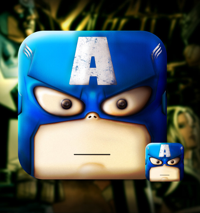 Marvel App Icons - Reinald Chee