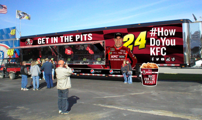 KFC Nascar Campaign - tracykeck