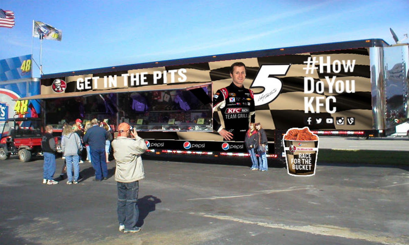 KFC Nascar Campaign - tracykeck