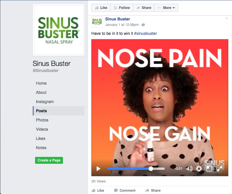 SINUS BUSTER Nasal Spray - Mag-Helder Thelot's Portfolio