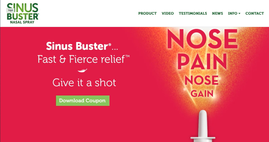 SINUS BUSTER Nasal Spray - Mag-Helder Thelot's Portfolio