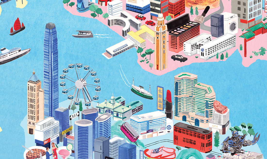 Visa Inc. HK & Macau Map - 麥東記 Don Mak