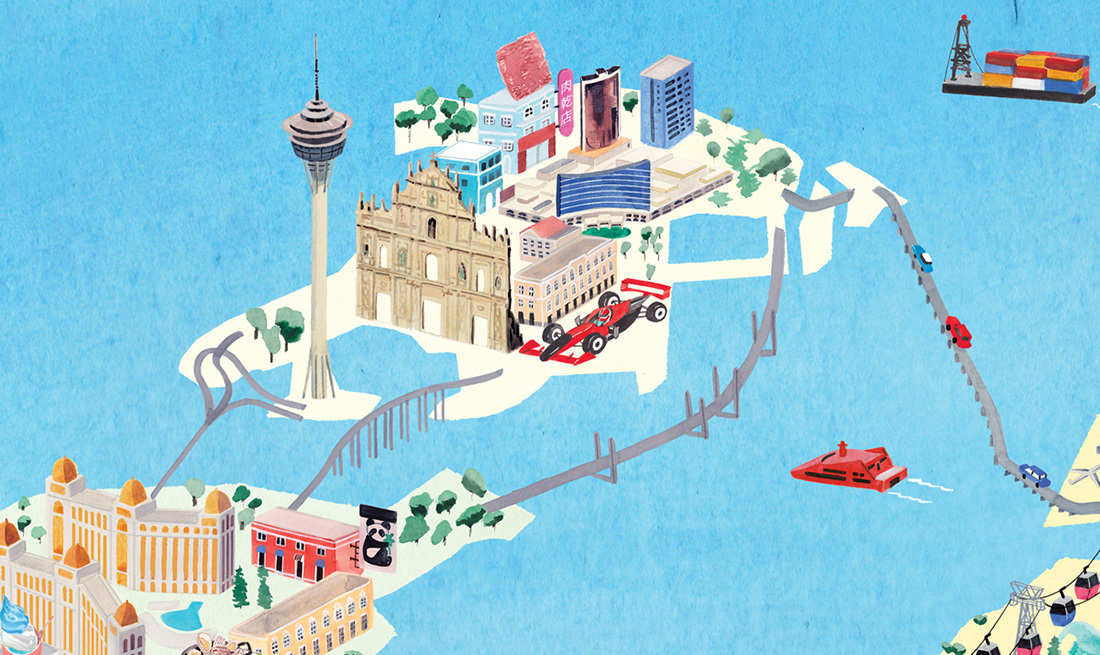 Visa Inc. HK & Macau Map - 麥東記 Don Mak