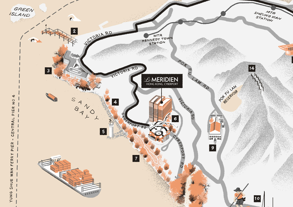 Le Méridien Hotel’s Map - 麥東記 Don Mak