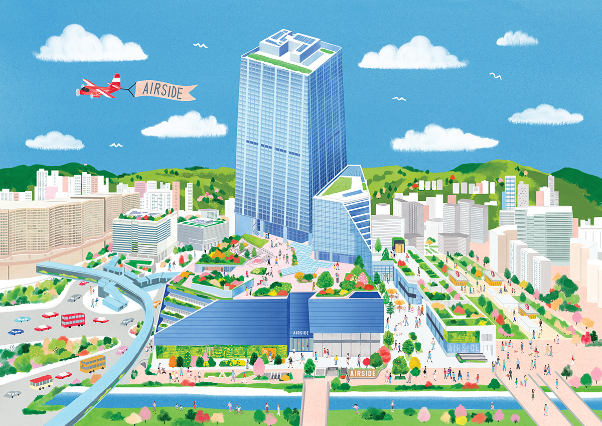 AIRSIDE Illustrated Map - 麥東記 Don Mak