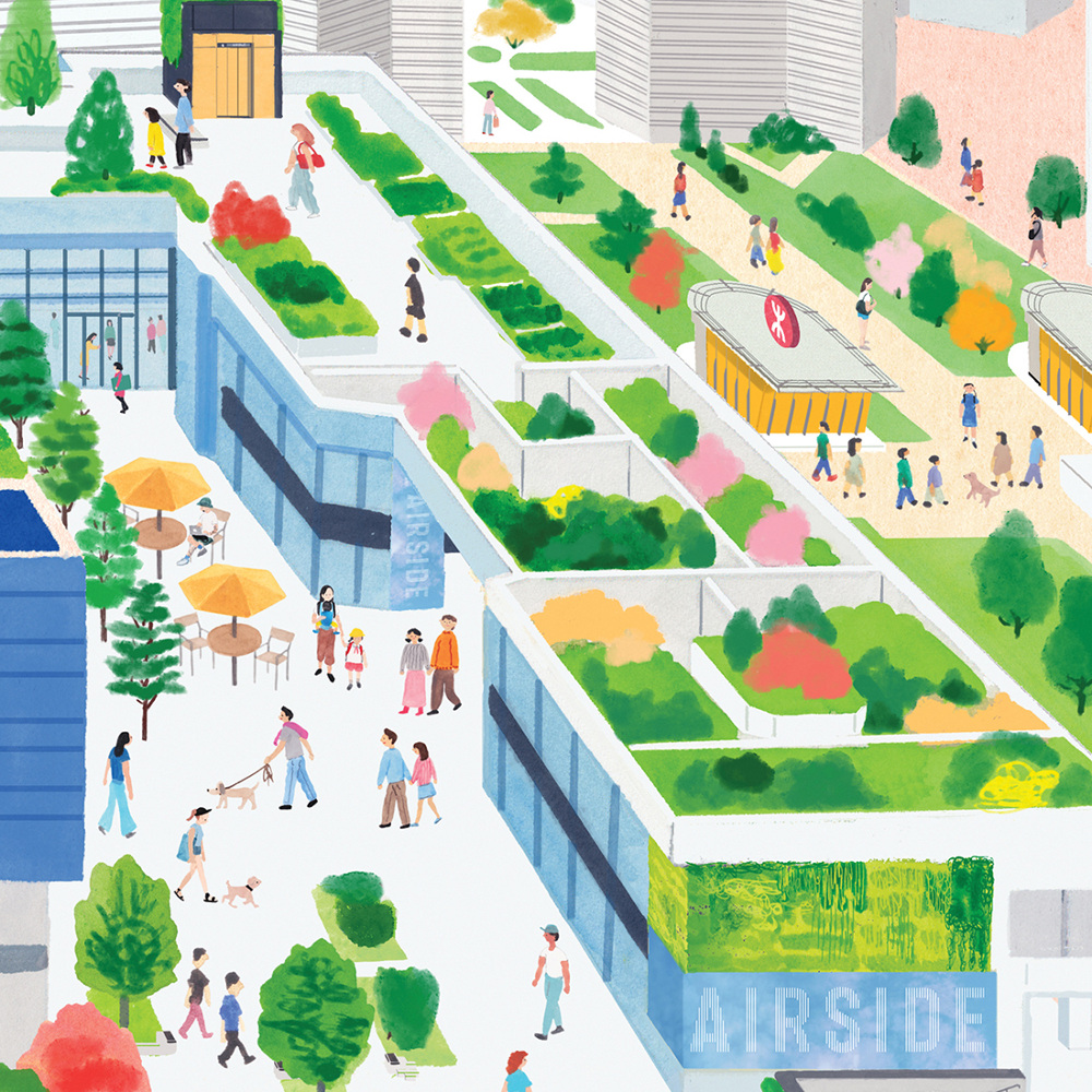 AIRSIDE Illustrated Map - 麥東記 Don Mak