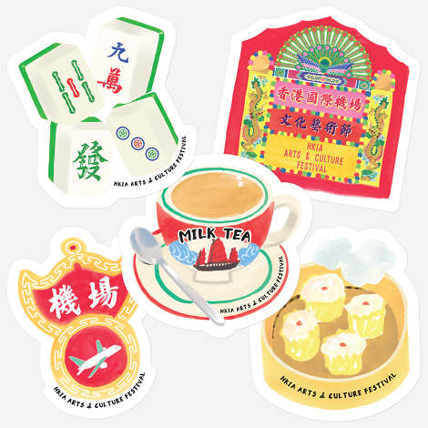 HK International Airport’s Stickers Set - 麥東記 Don Mak