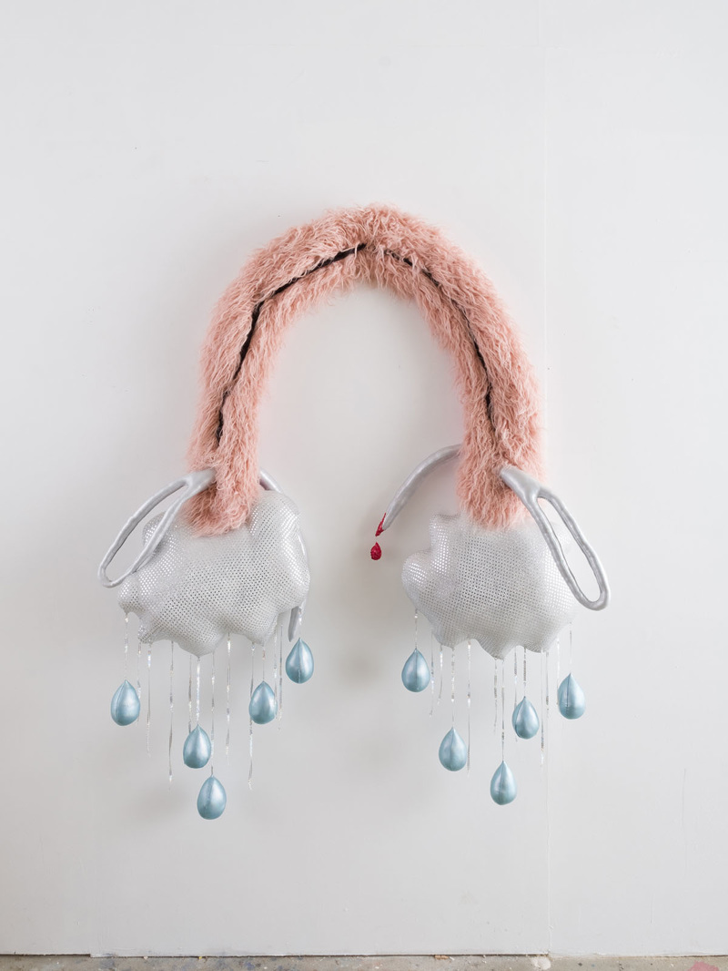 Crying Rainbow Tongue with Disco Clouds - Kayle Karbowski