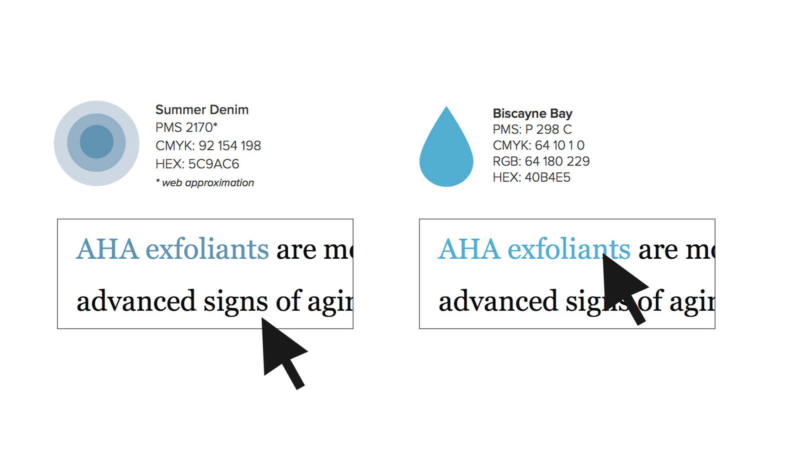 design / interactive style guide - Necia Dallas • Story, Design, and UX