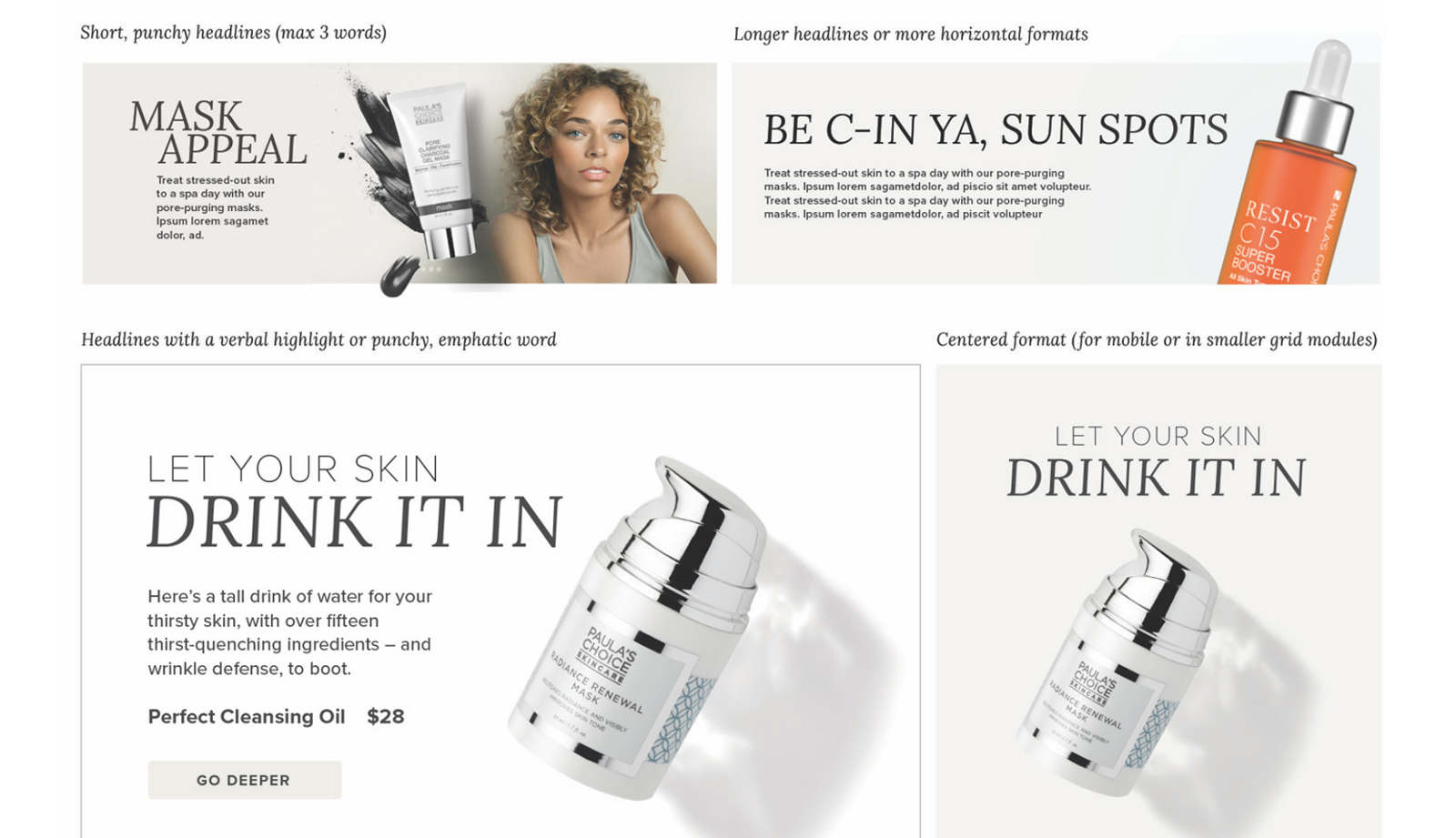 design / interactive style guide - Necia Dallas • Story, Design, and UX