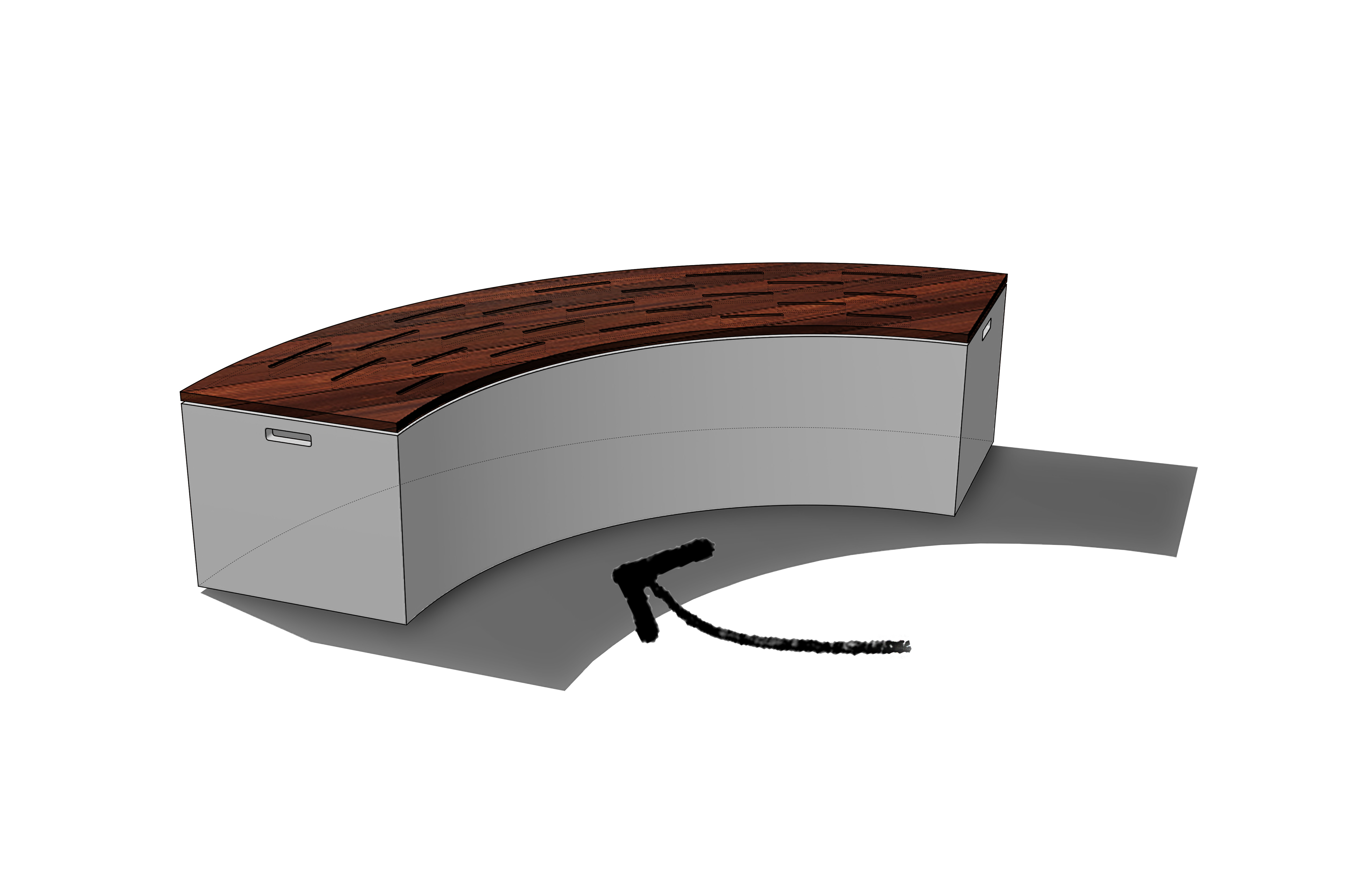 Scallop Bench - BenZunkeler