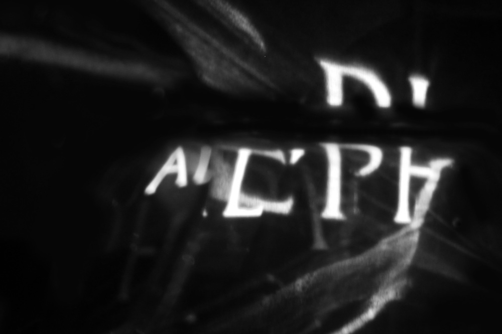 Aleph III (type and light experiment) - Tom Howey | Book design and ...