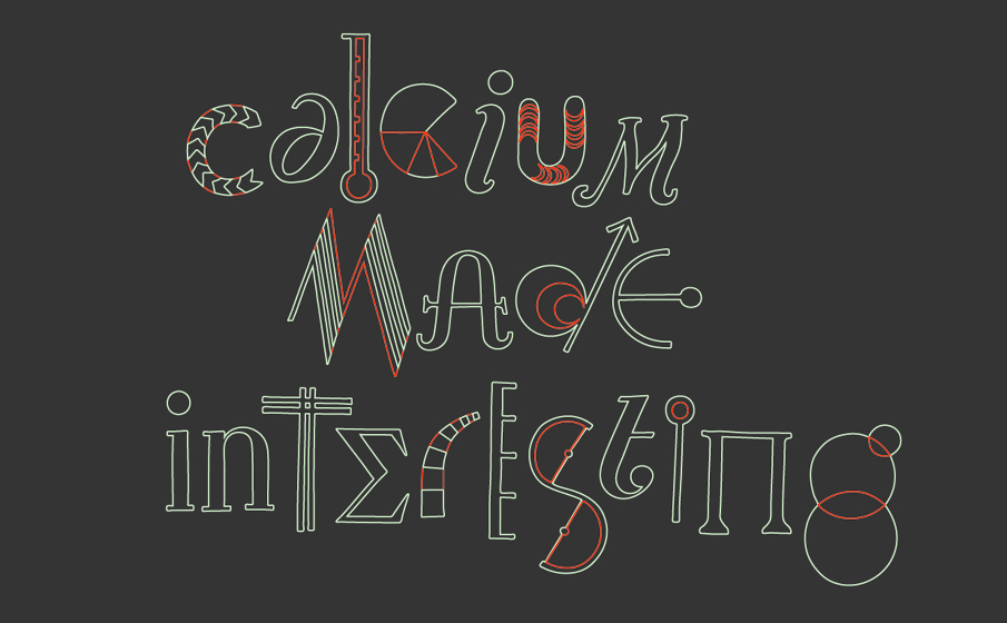 Calcium Made Interesting - Tom Howey | Book design and typography