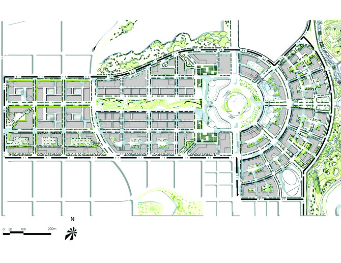 Changchun Gateway-CBD masterplan and landscape design - ShuonanYang