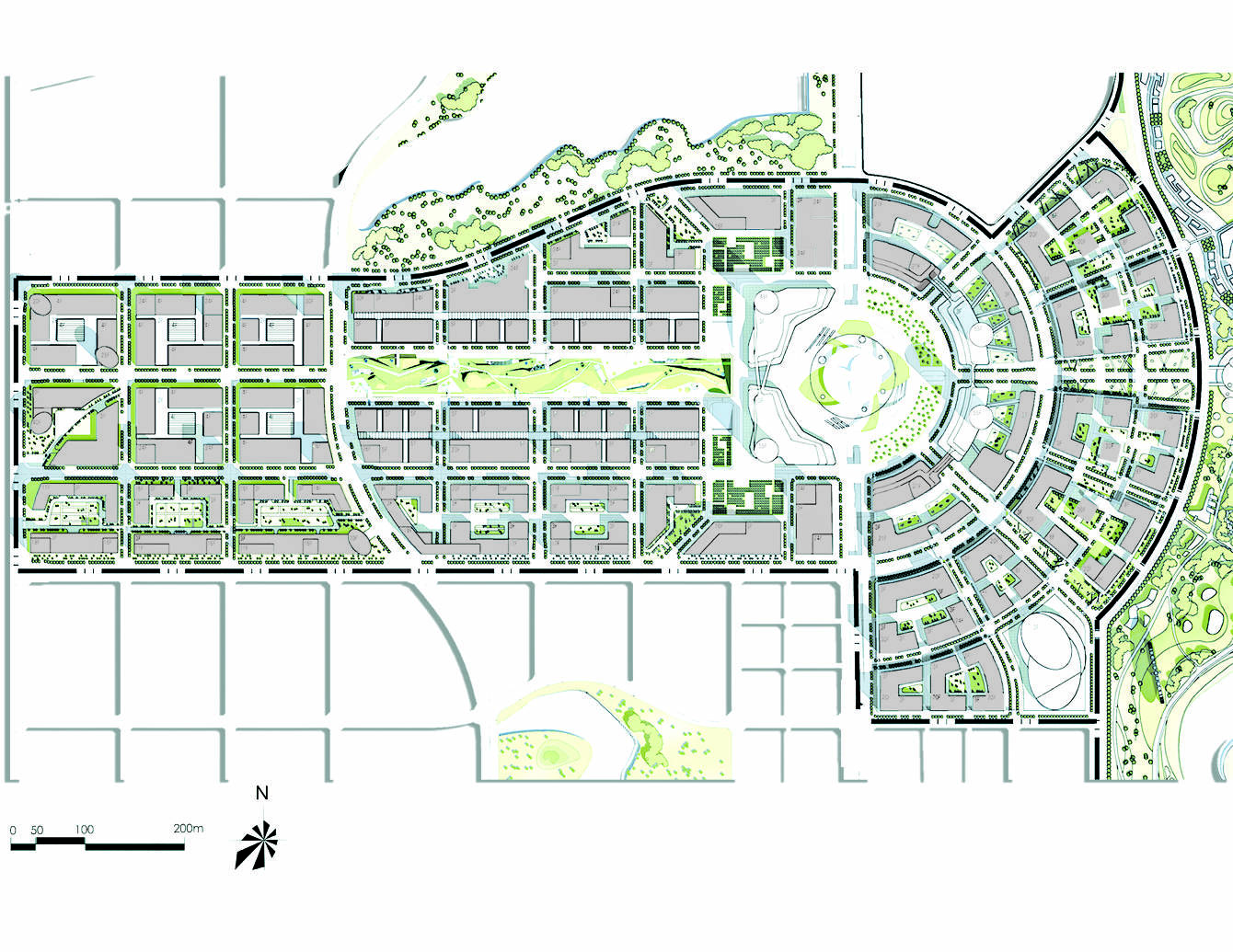 Changchun Gateway-CBD masterplan and landscape design - ShuonanYang