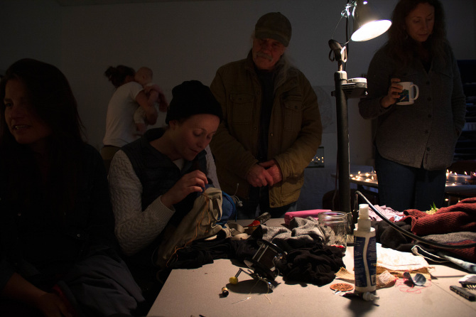 the mending table - ellie schmidt, archive