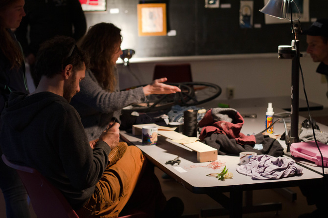 the mending table - ellie schmidt, archive