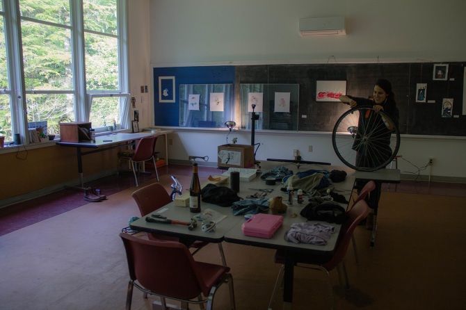 the mending table - ellie schmidt, archive