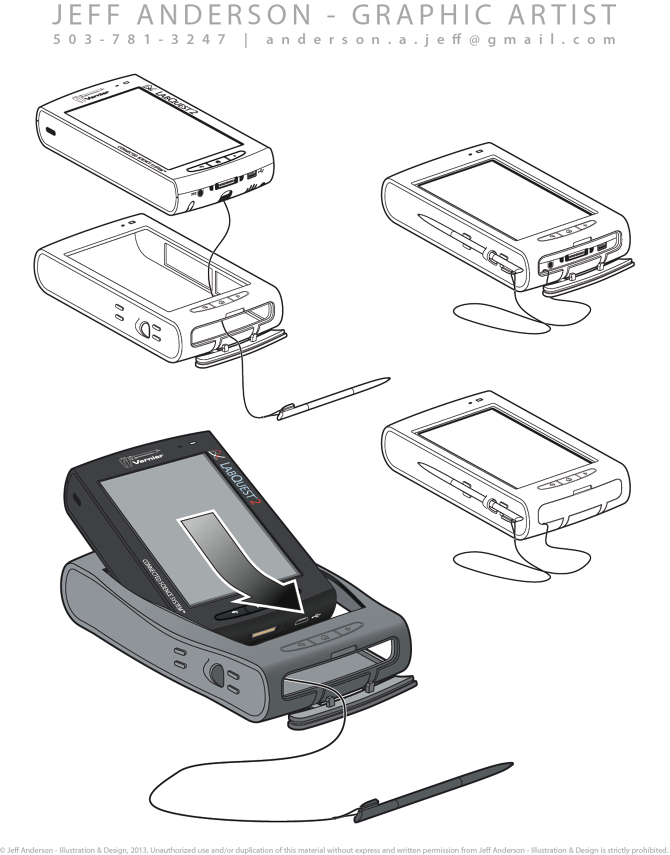 Vernier Technology - Jeff Anderson Illustration & Design