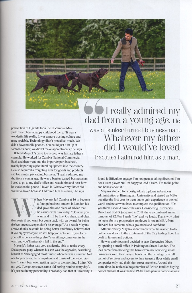 Asian Wealth Magazine - Ellie Parsons, editor, writer and filmmaker