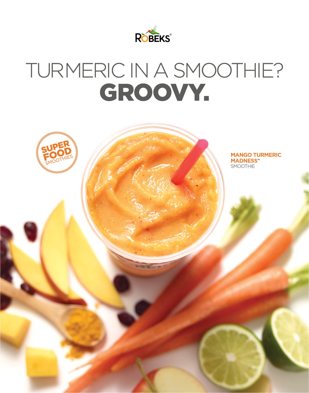 Robeks Juice Superfood Smoothies Campaign - Beth Wood | Art Director