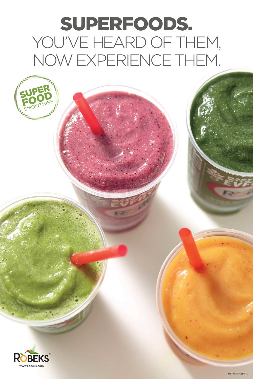 Robeks Juice Superfood Smoothies Campaign - Beth Wood | Art Director
