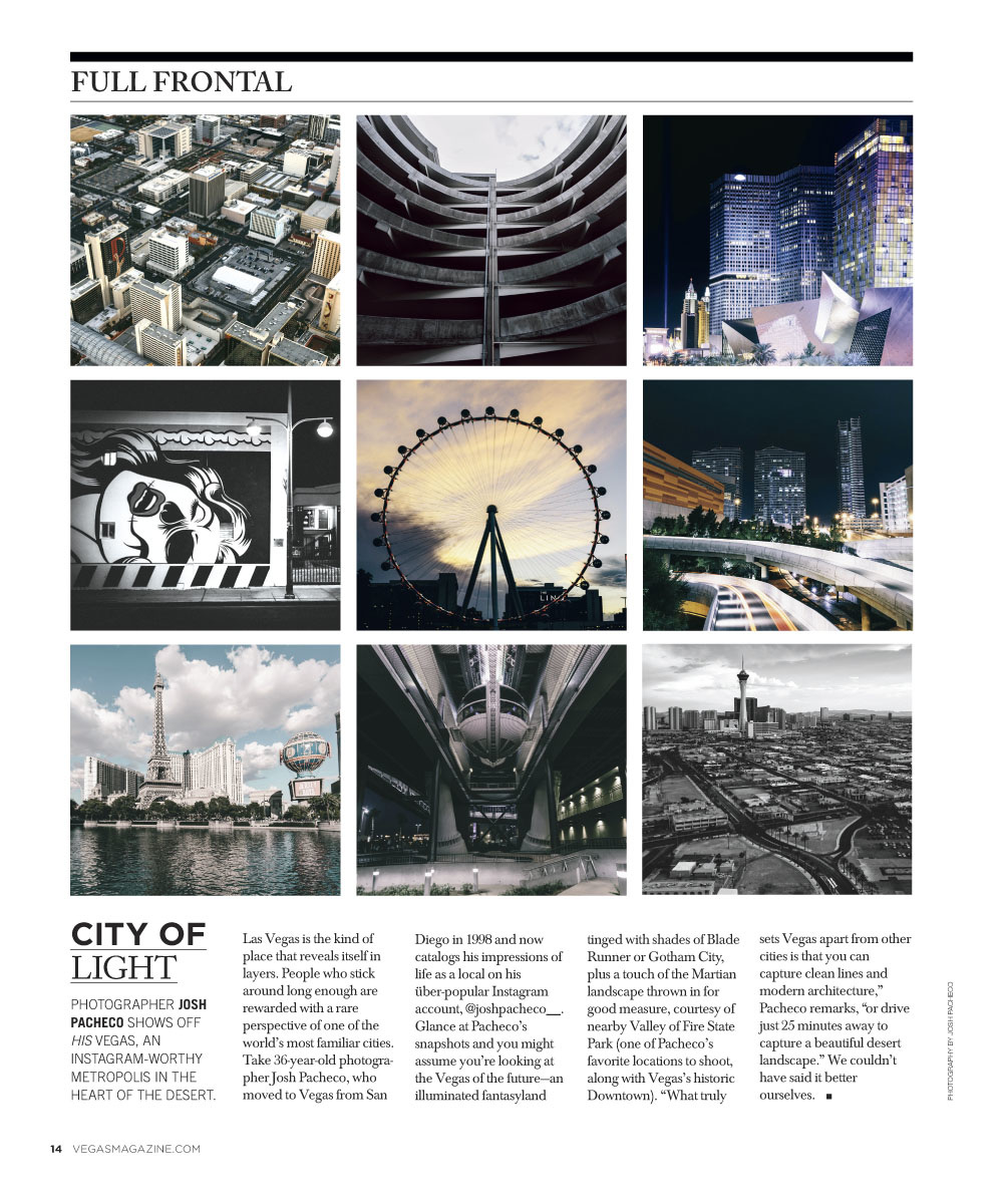 Vegas Magazine Spring 2016 - Seth Olenick - Creative/Art Director/Photo ...