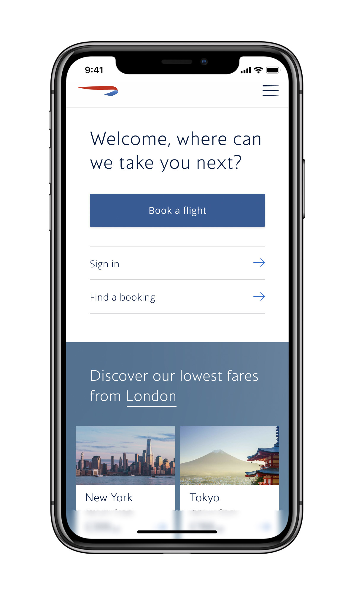 British Airways app experience - Tom Lancaster