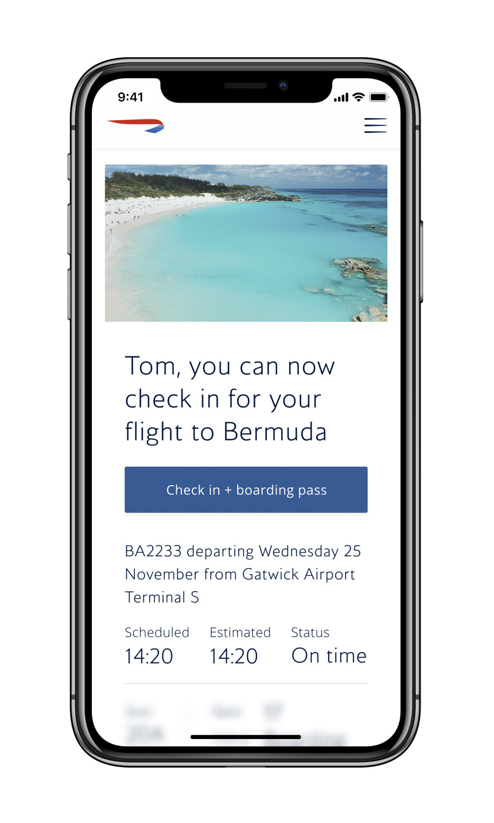 British Airways app experience - Tom Lancaster