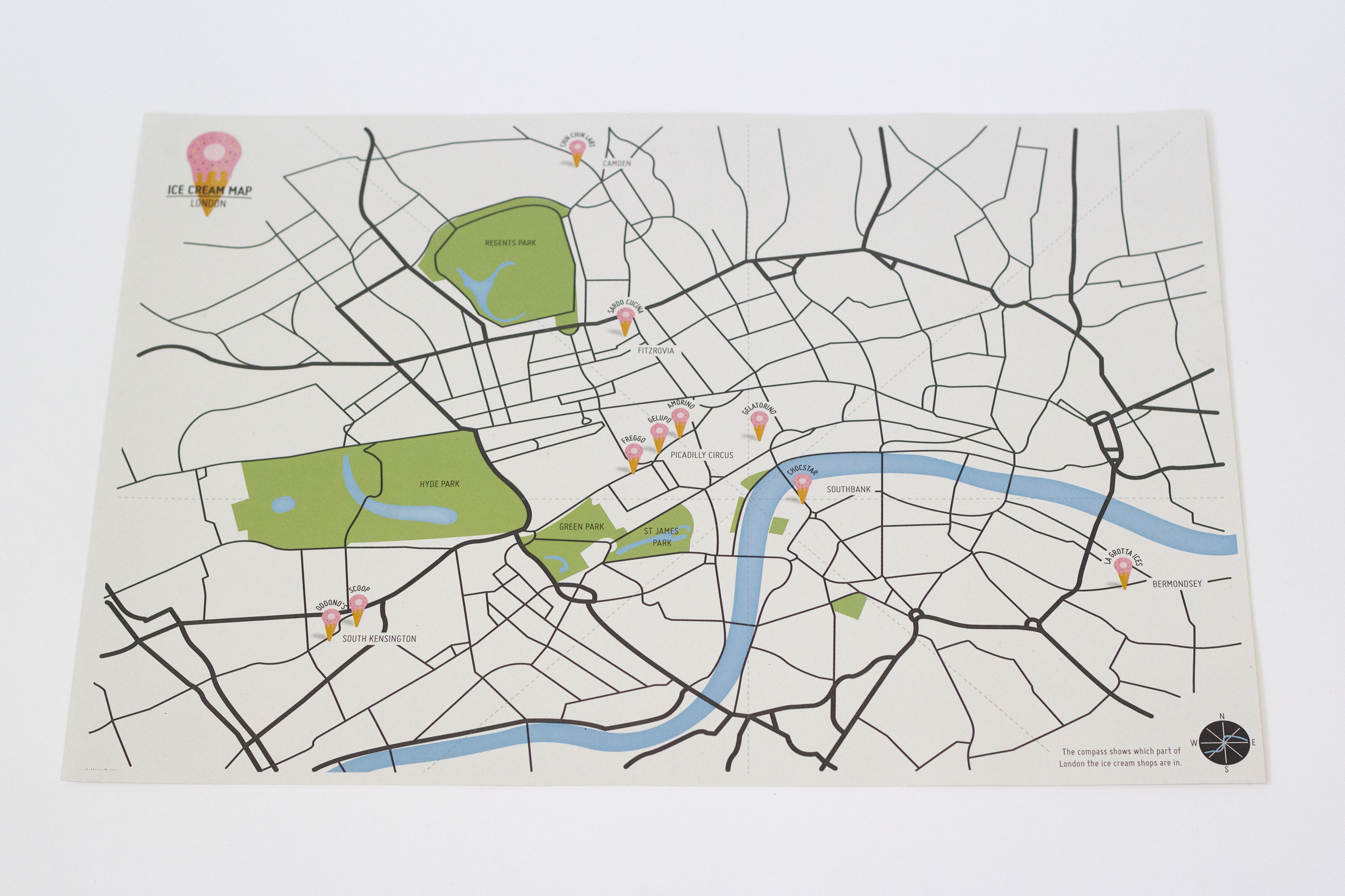 ice cream maps of london - andy mason / industrial designer