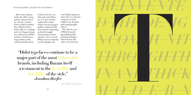 Didot Type Specimen Book - www.brittanycutrone.com