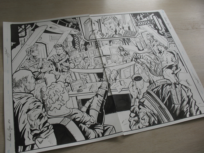 Drawing comics - Sir Rouge illustrations