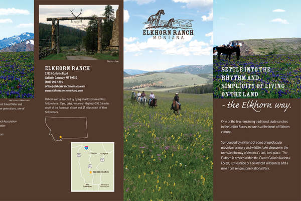 Brochure for Ranch Retreat - Megan Hays Design