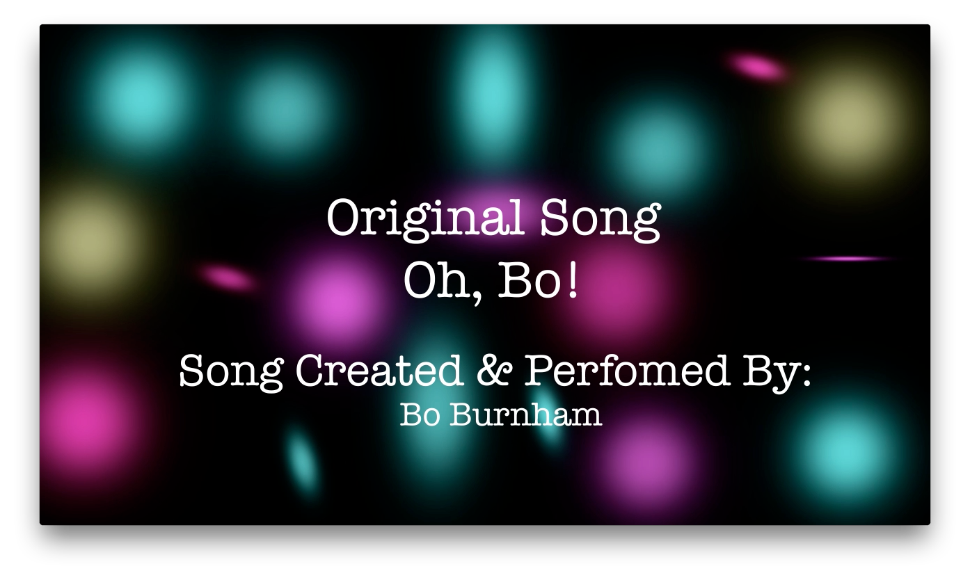 Kinetic Typography- Oh Bo - A. Cab Productions