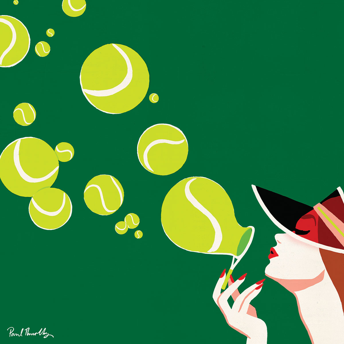 Tennis Bubbles - Paul Thurlby