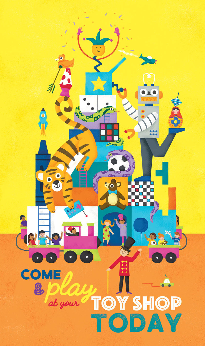 Toy Store Poster - Rachael Saunders